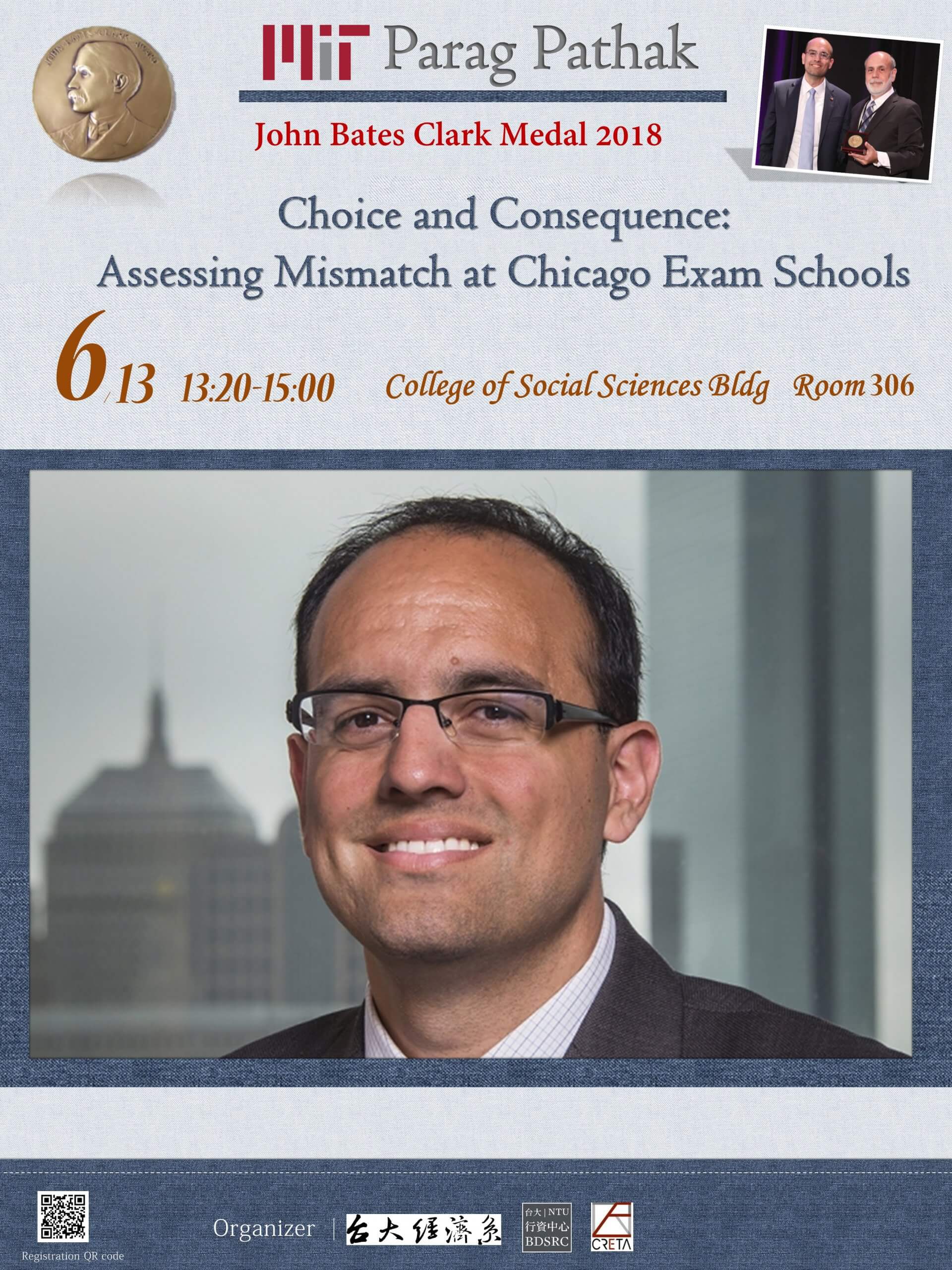 【Microeconomic & Economic HIstory Seminar】Parag Pathak – The Department ...